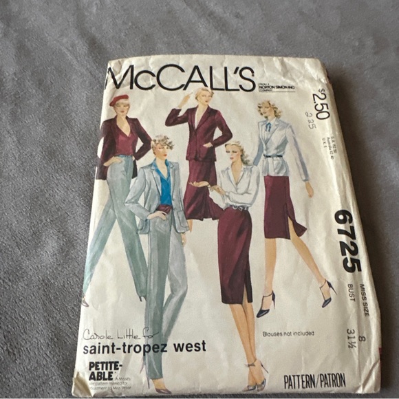 Accessories | Mccalls Sewing Patterns 6725 | Poshmark